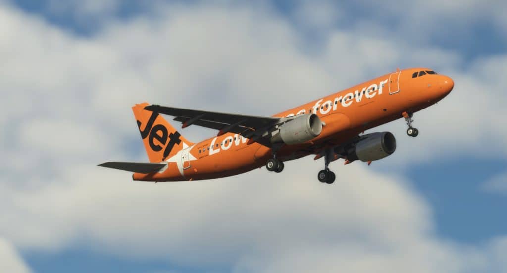 Jetstar 'Jaffa Jet' VH-VGF A320 (Fenix Paintkit) | Impulse Simulations