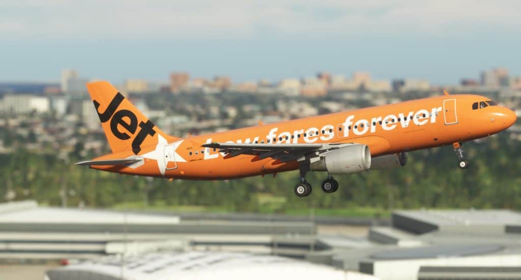 Jetstar 'Jaffa Jet' VH-VGF A320 (Fenix Paintkit) | Impulse Simulations