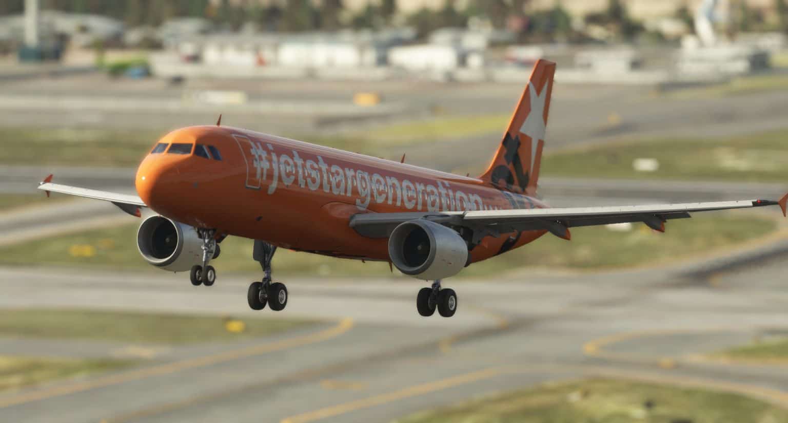 Jetstar 'Jaffa Jet' VH-VGF A320 (Fenix Paintkit) | Impulse Simulations