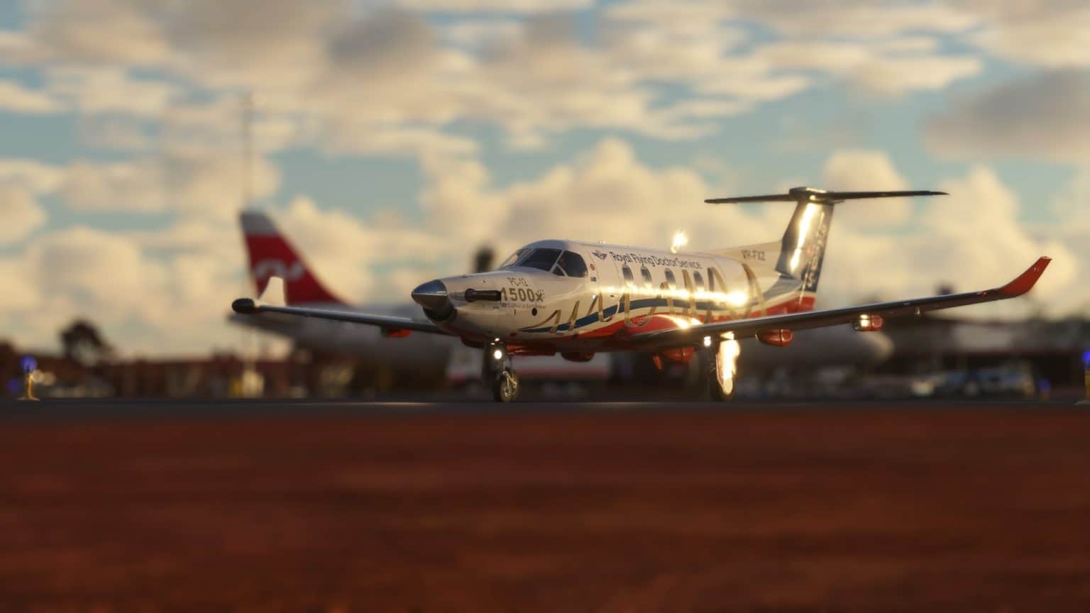 Carenado PC12 - RFDS Livery VH-FXZ Special | Impulse Simulations